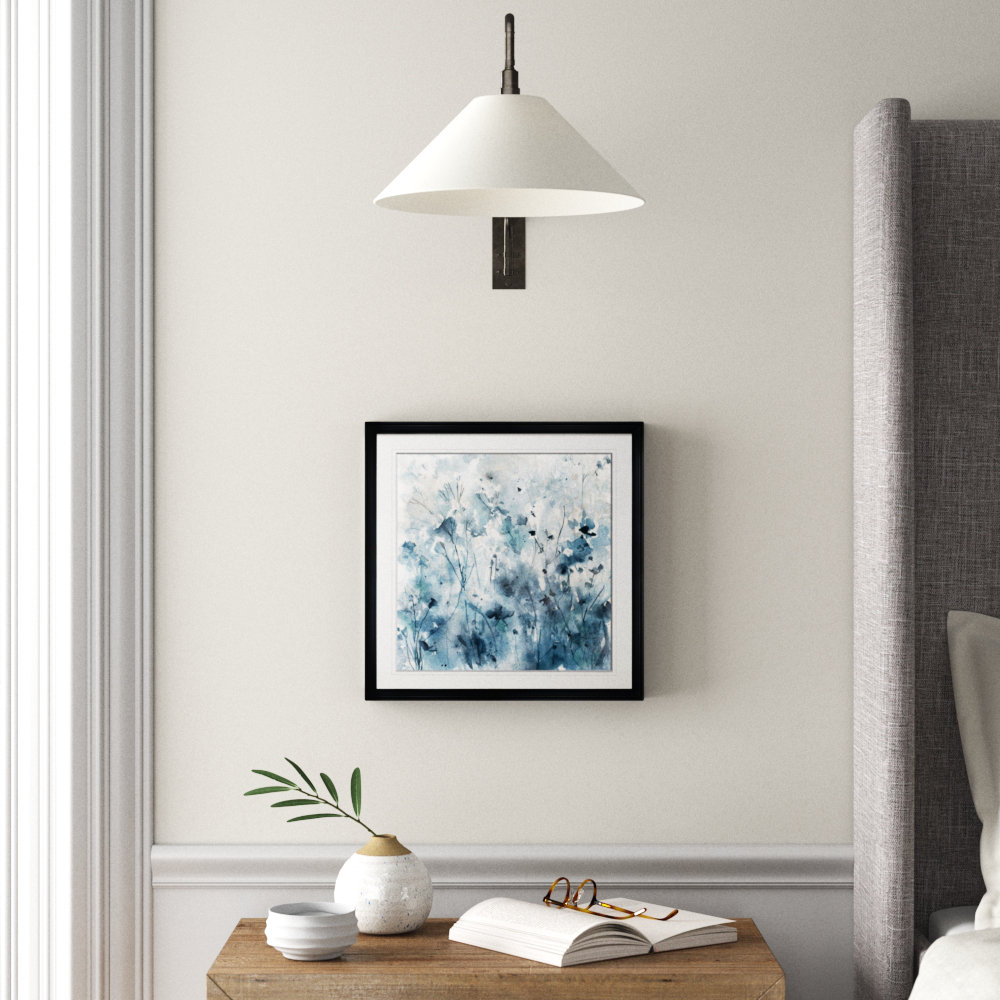 Winston Porter Misty Wildflower Morning - Picture Frame Painting Print on Canvas & Reviews ...